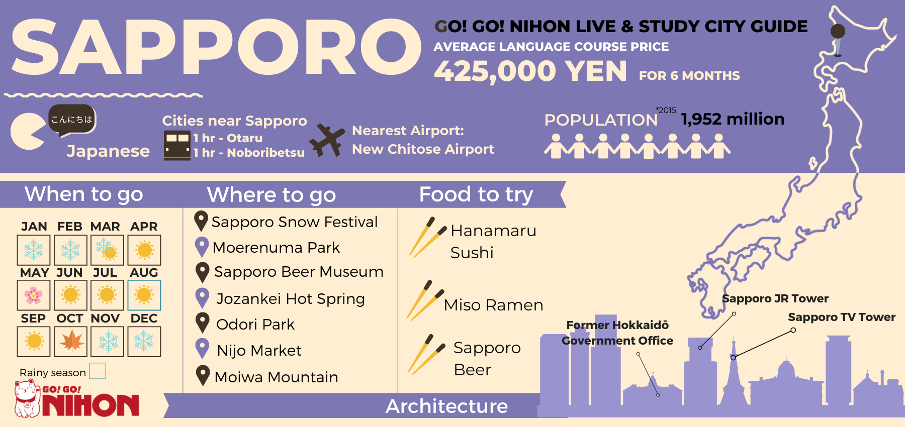 Exploring the north: make the most of living in Sapporo