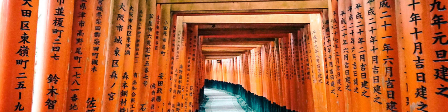 The 10,000 Torii Gates of Fushimi Inari Shrine in Kyoto